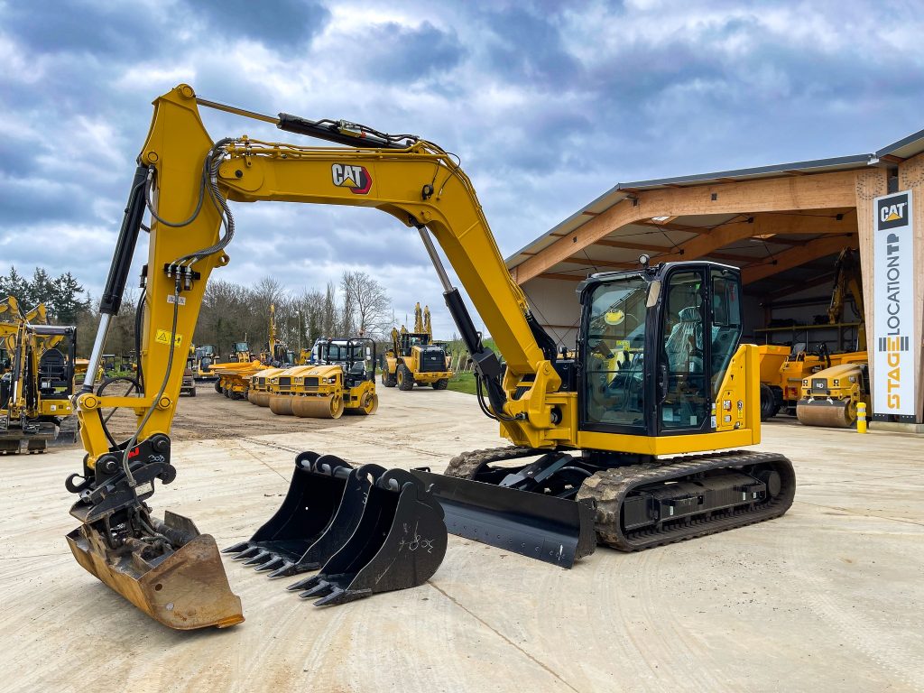 Les pelles hydrauliques 308 Caterpillar Next Gen - Stage Location TP